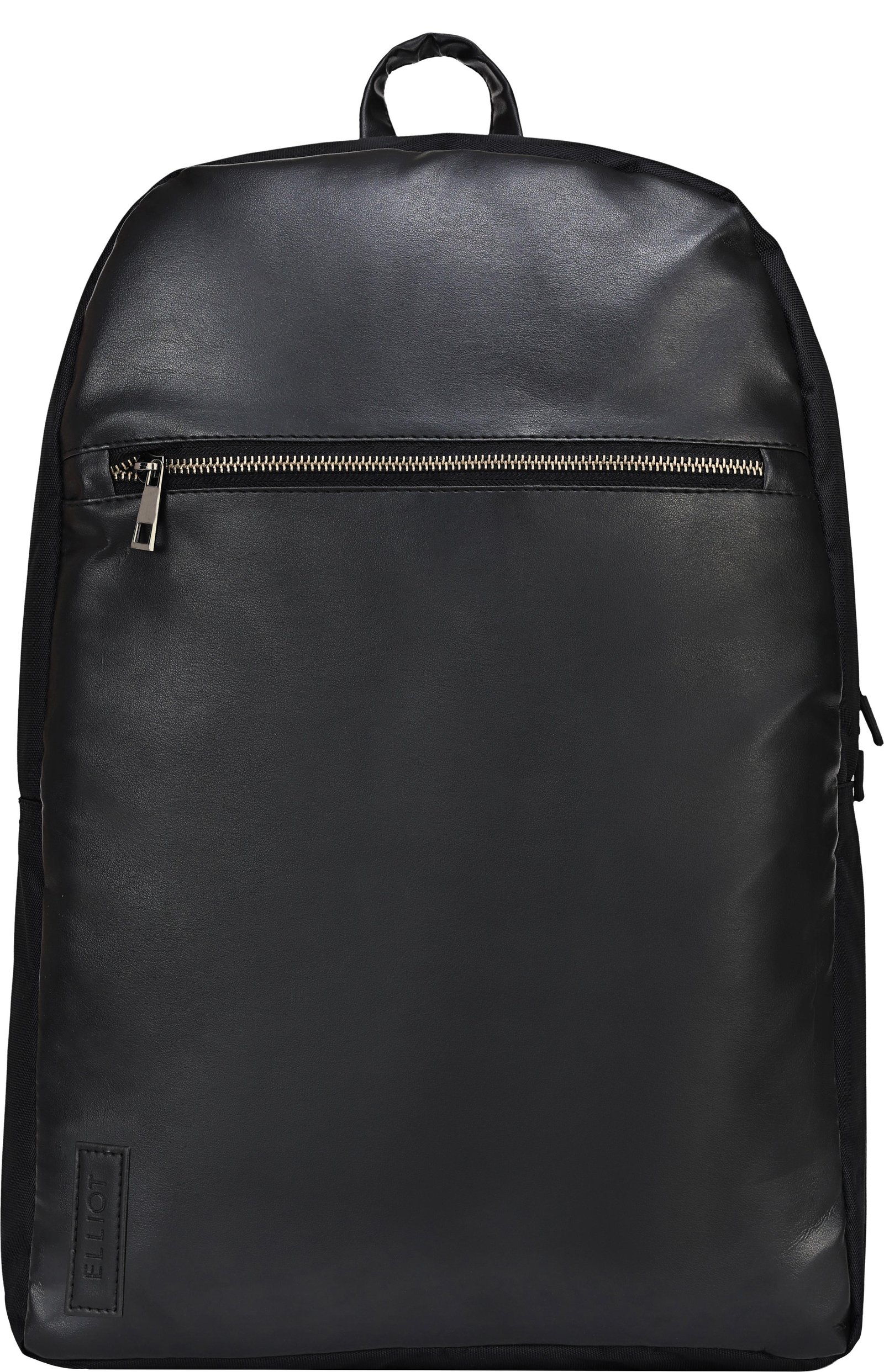 Walrus Veteran Series Black Vegan Leather Backpack With Laptop Compartment